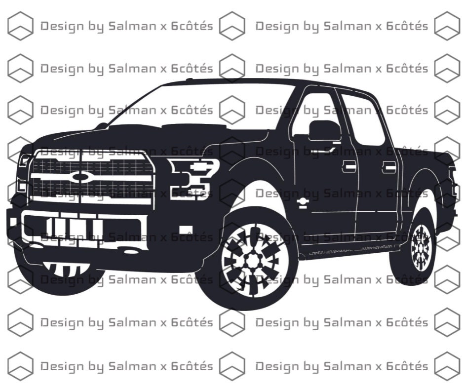 Ford F Series Cutfile Svg Dxf Ai - Etsy