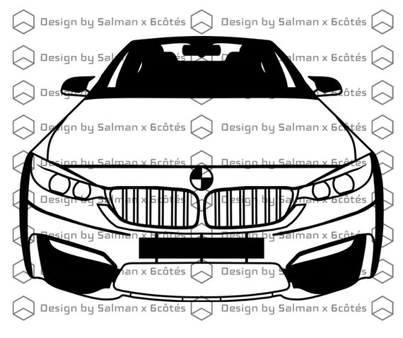 BMW M3 2015 Cut File SVG | Etsy