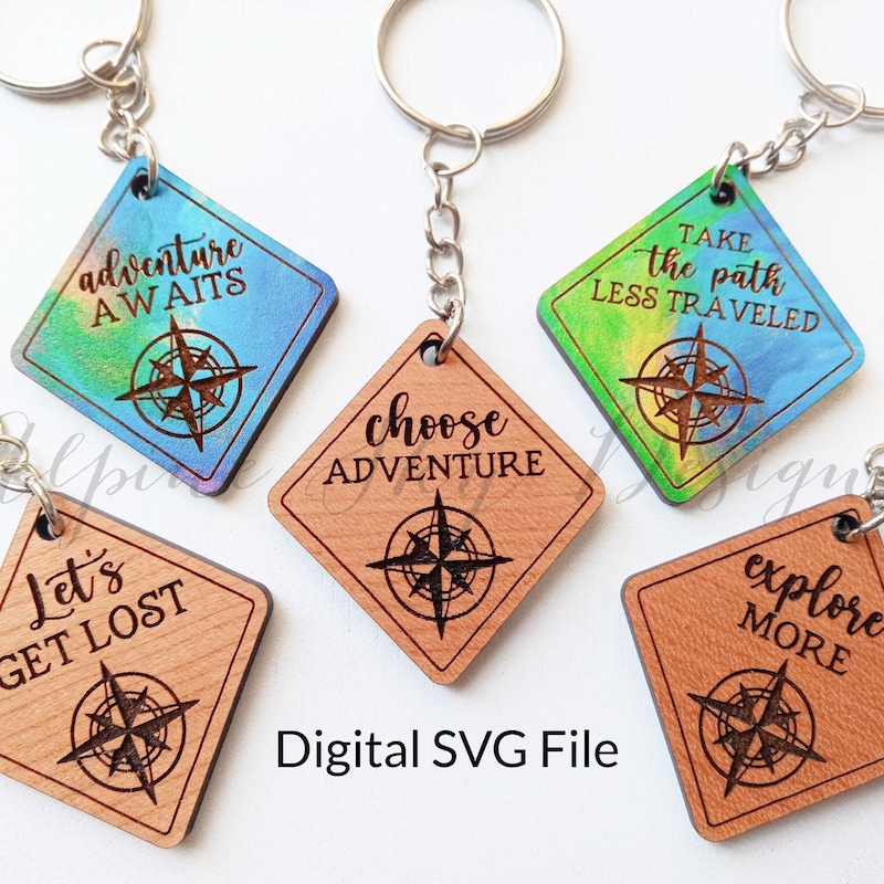 Adventure Keychain - Etsy