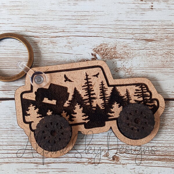 Jeep Keychain - Etsy