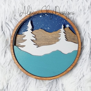 Mountain Sign SVG | Mountain SVG Files | Layered Mountain SVG ...