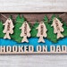 Fathers Day Fishing Sign SVG Hooked on Dad SVG Fathers Day SVG Files ...