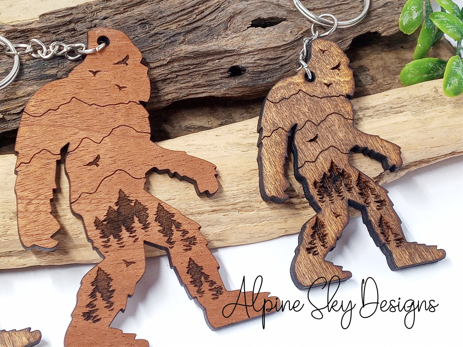 Bigfoot Keychain SVG | Sasquatch Keychain SVG | Bigfoot SVG Files ...