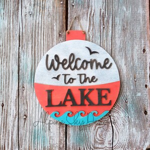 Welcome to the Lake SVG for Glowforge | Welcome to the Lake Sign SVG ...