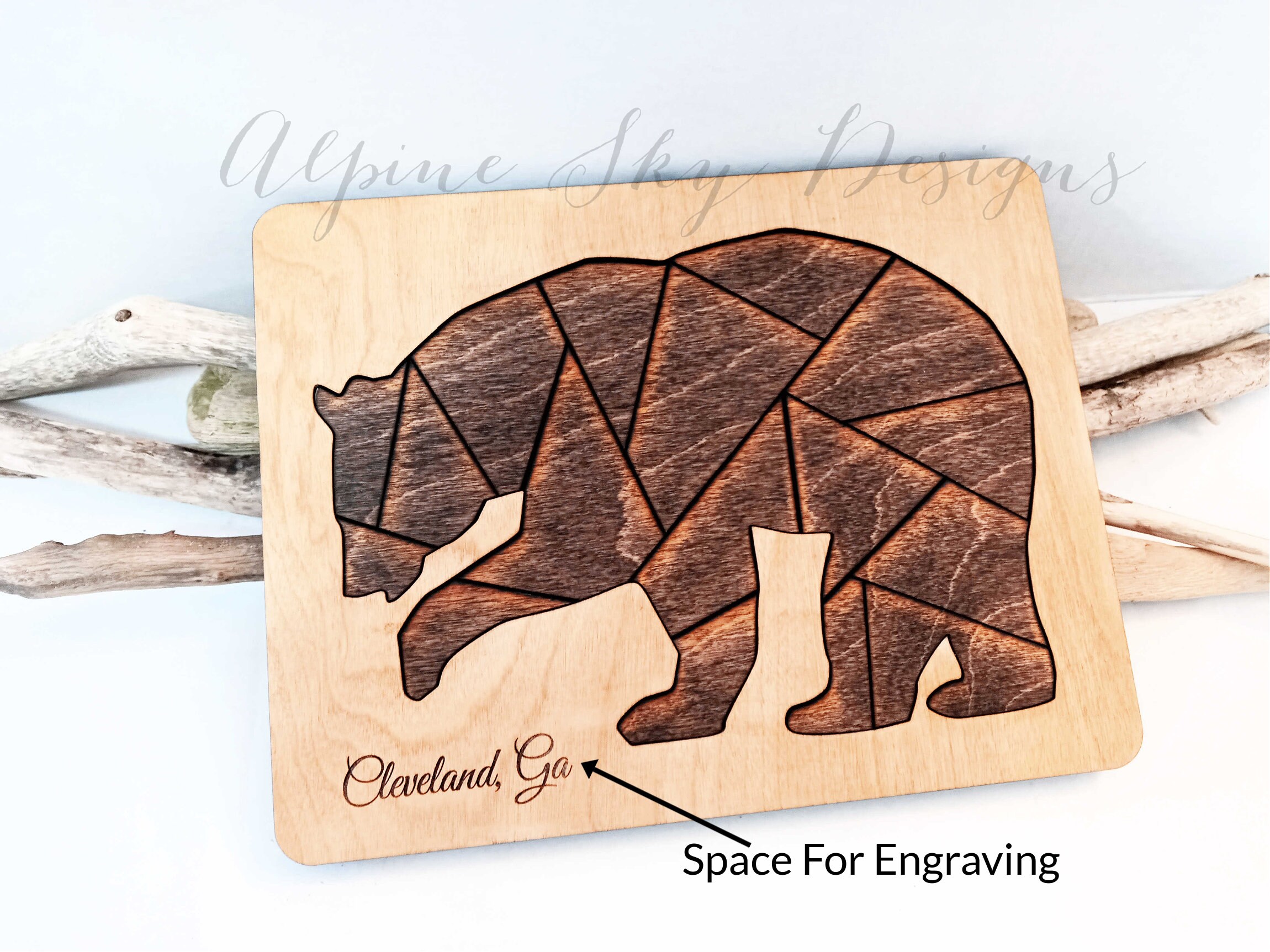 Bear Puzzle SVG Puzzle SVG Glowforge Glowforge Puzzle File - Etsy Canada
