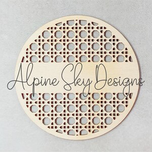 Rattan Sign SVG Bundle | Rattan SVG File | Round Sign SVG | Rattan Cane ...
