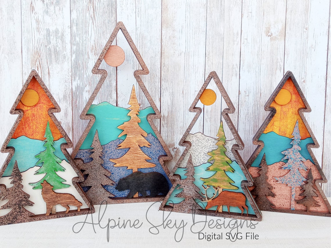 Stand Alone Tree SVG Files | Stand Alone Tree SVG Bundle | Standing ...