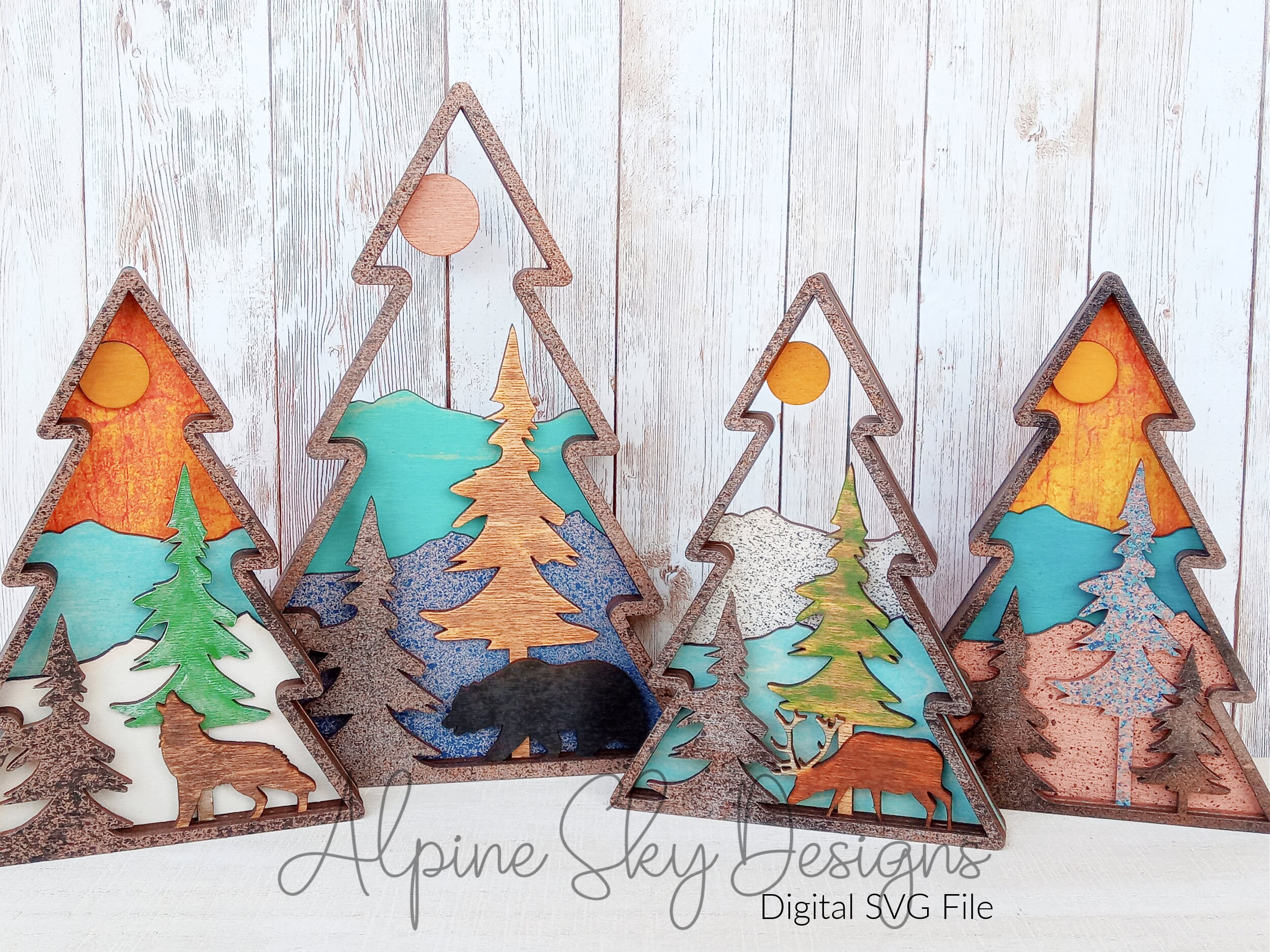 Stand Alone Tree SVG Files | Stand Alone Tree SVG Bundle | Standing ...