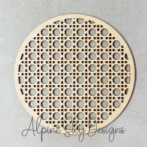 Rattan Sign SVG Bundle | Rattan SVG File | Round Sign SVG | Rattan Cane ...