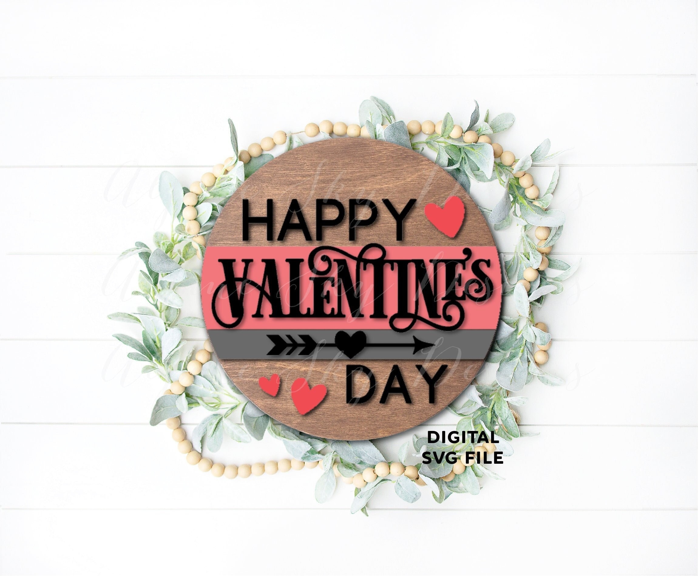 Happy Valentines Day SVG Valentines Sign SVG Valentine SVG | Etsy