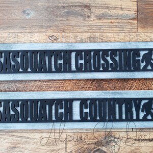 Sasquatch Sign SVG Bundle Sasquatch Signs SVG Sasquatch SVG Files ...