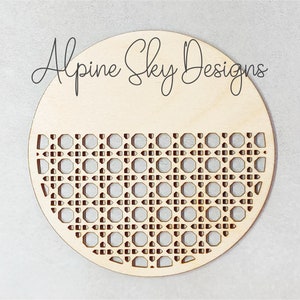 Rattan Sign SVG Bundle | Rattan SVG File | Round Sign SVG | Rattan Cane ...