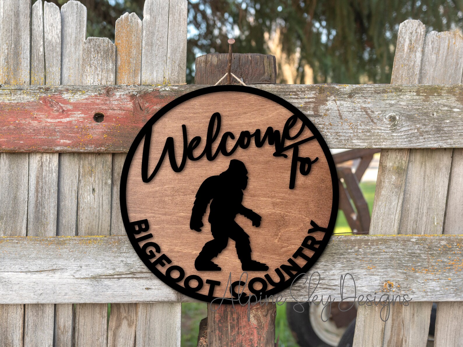 Bigfoot Welcome Sign SVG | Welcome to Bigfoot Country Sign SVG ...