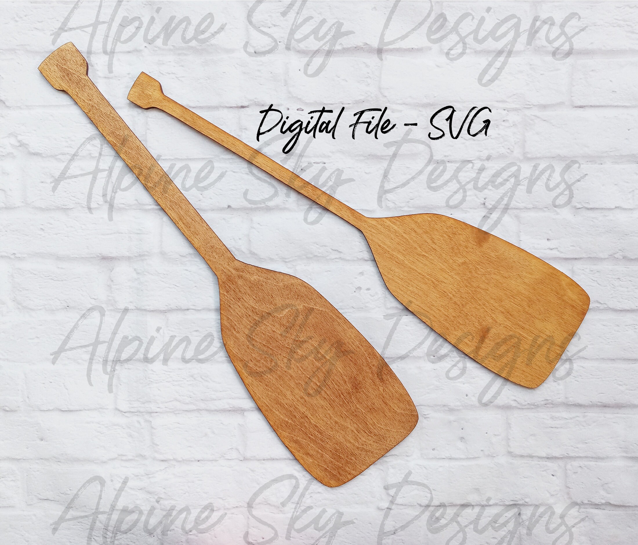 Oar SVG for Glowforge/laser | Oar Laser File | Oar Laser Cut Files ...