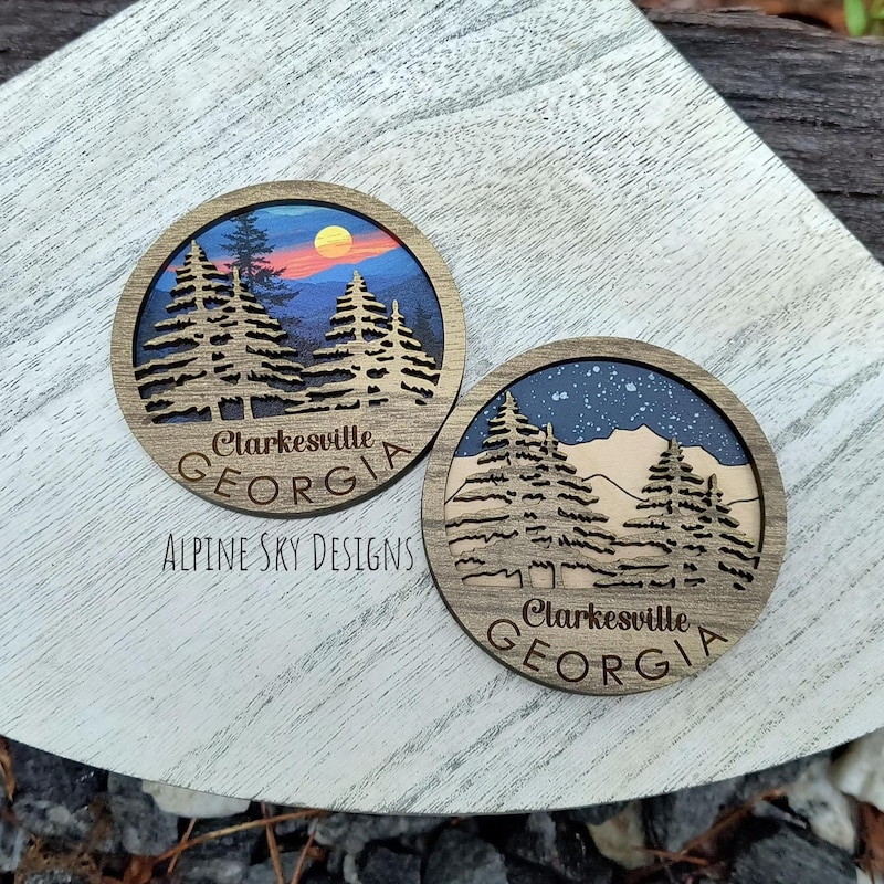 Fridge Magnets Mountains - Etsy