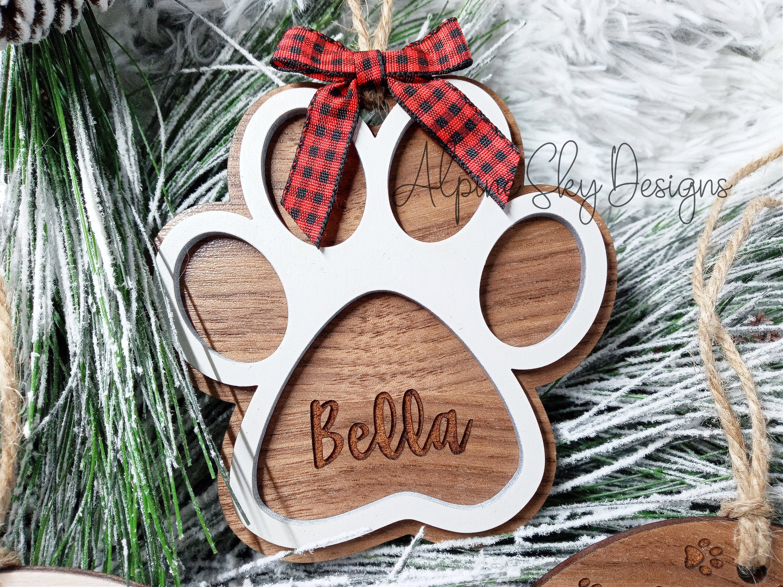 Cat Ornament SVG Bundle | Glowforge Ornament Files | Cat Ornaments SVG ...