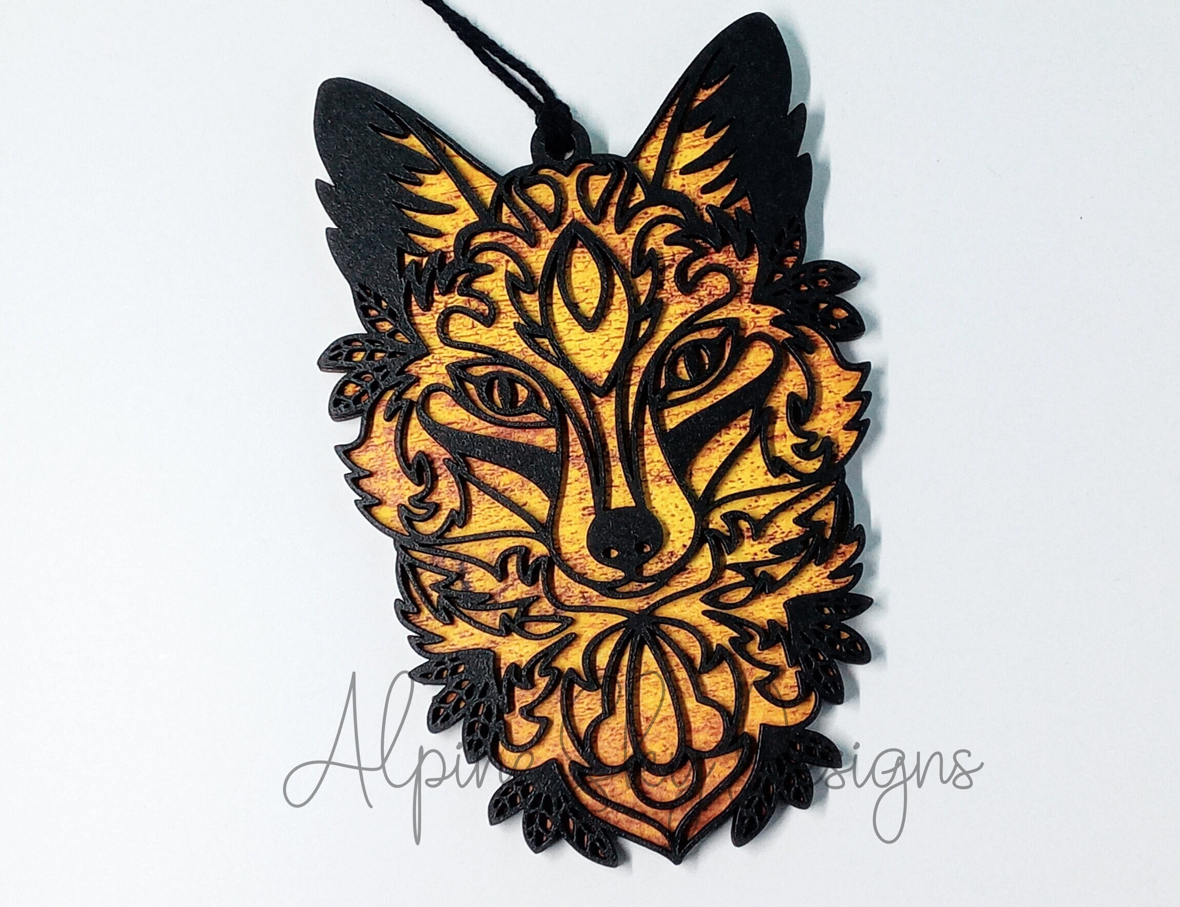 Fox Suncatcher SVG for Glowforge Laser Fox SVG Files Glowforge ...