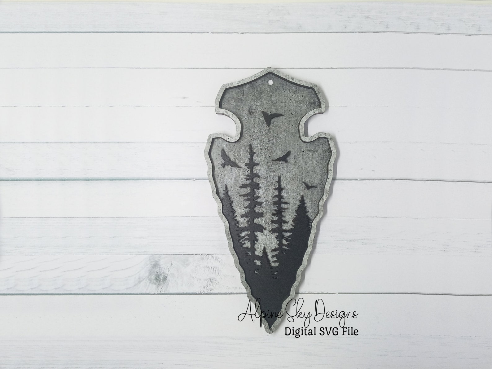 Arrowhead SVG | Forest Svg Files | Glowforge Files | Layered Laser Cut ...