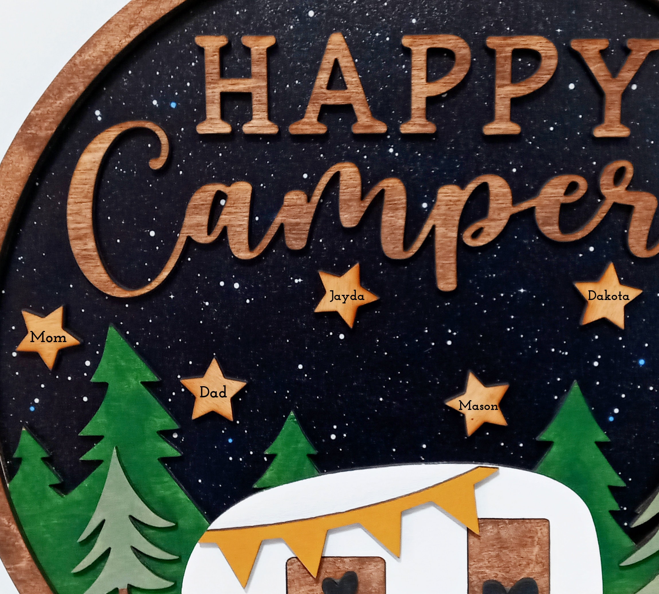 Happy Campers Sign SVG Happy Camper SVG File Camping Signs - Etsy
