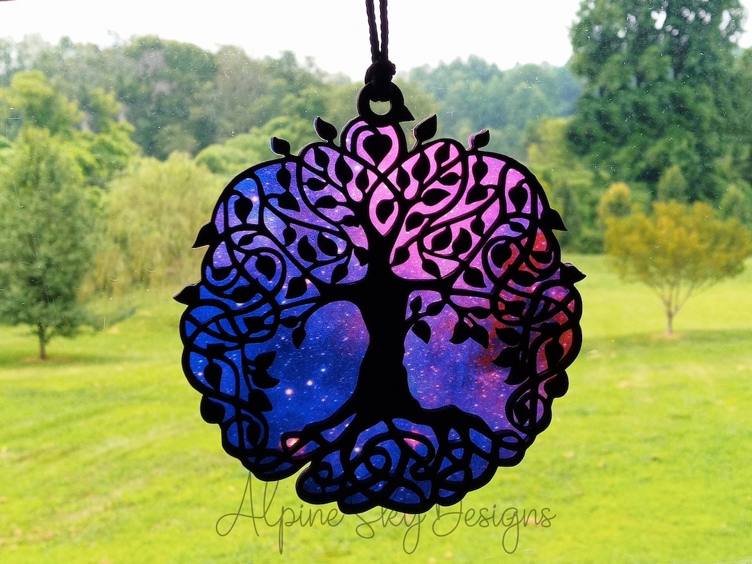 Tree of Life Suncatcher SVG File for Glowforge Tree of Life Suncatcher ...