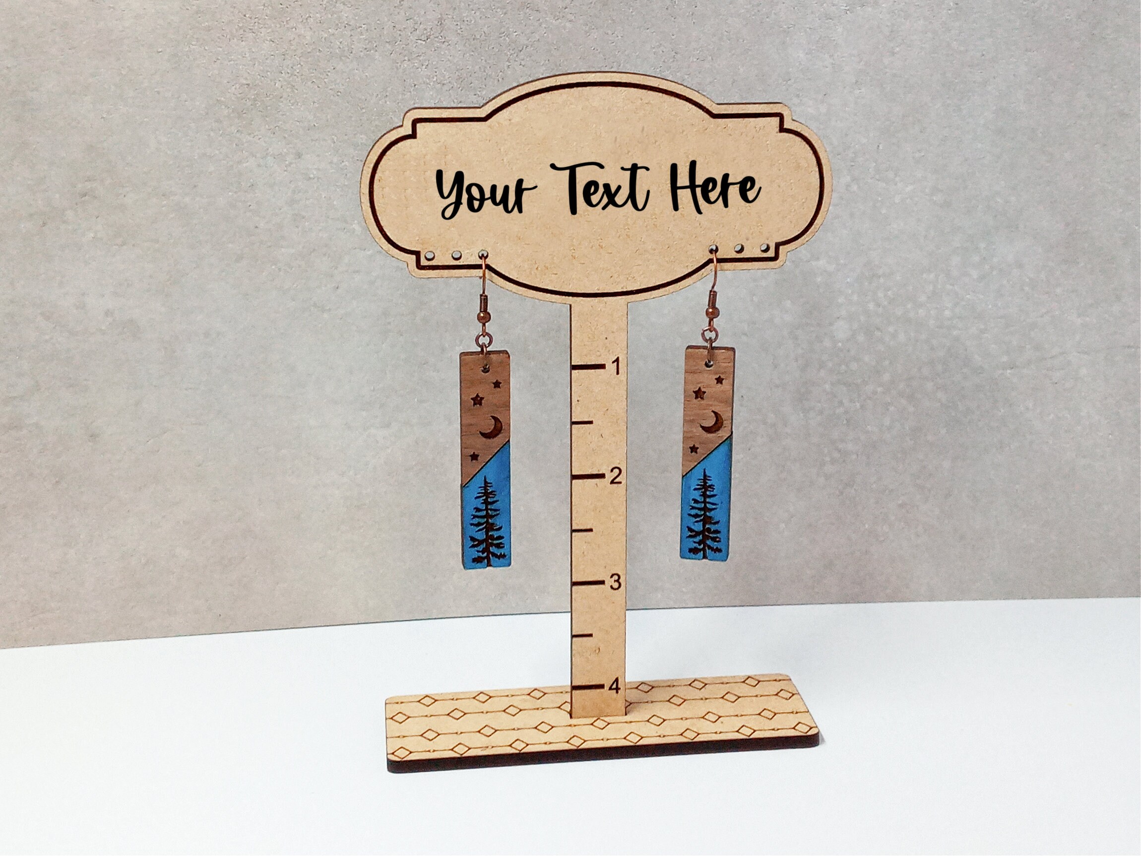 Earring Display Stand SVG Earring Stand SVG Glowforge - Etsy