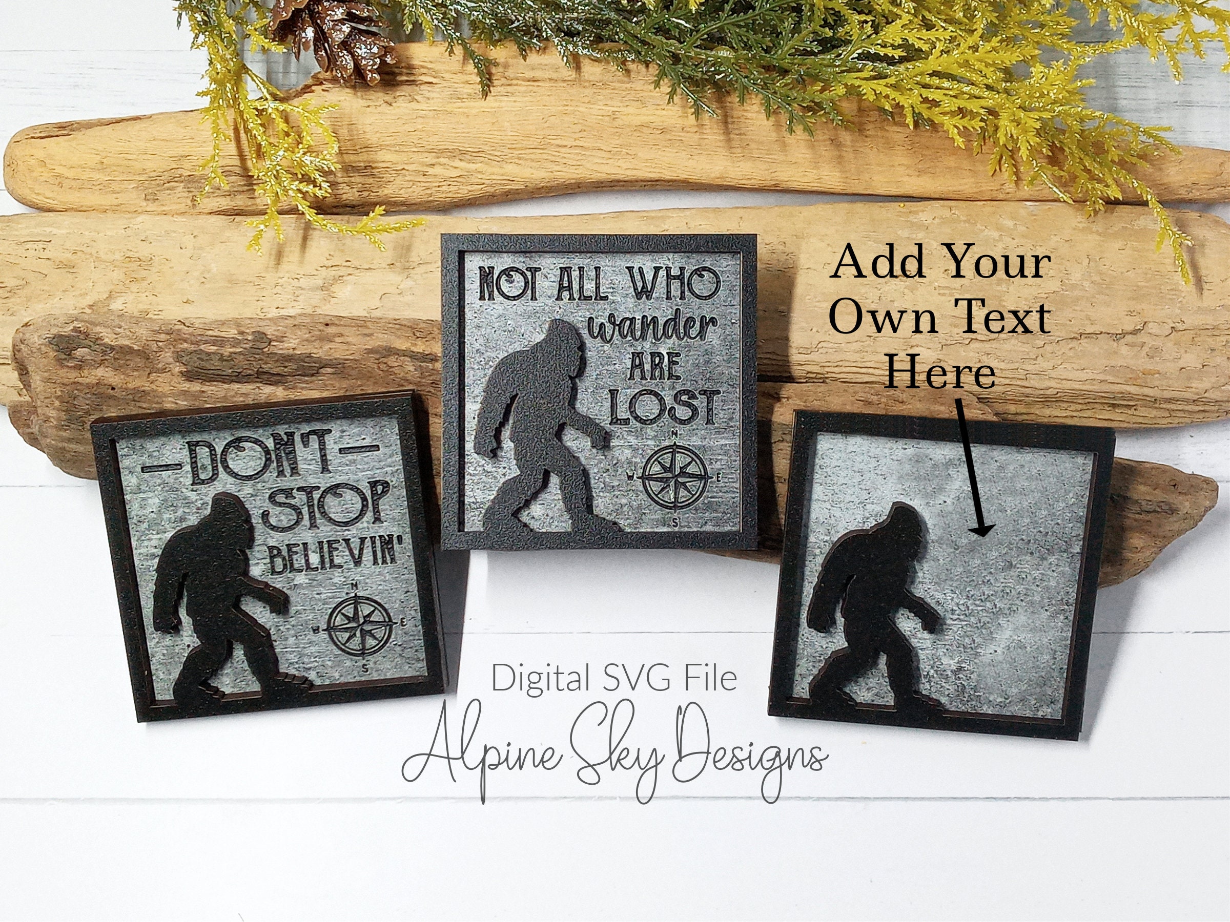 Bigfoot Magnets SVG | Bigfoot SVG Files for Glowforge | Bigfoot Svg ...