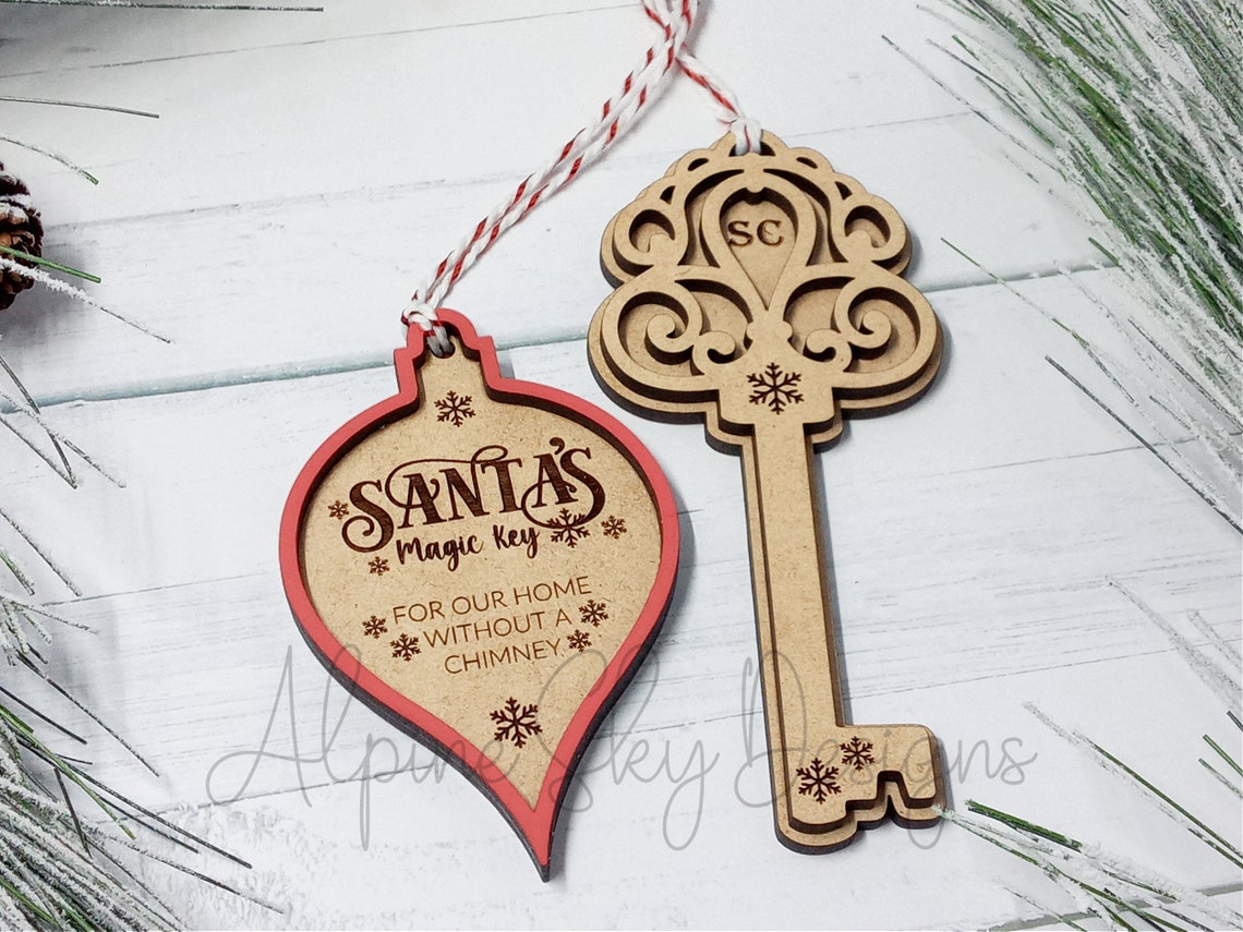 Santas Magic Key SVG Bundle Santas Magic Key Door Hanger SVG - Etsy