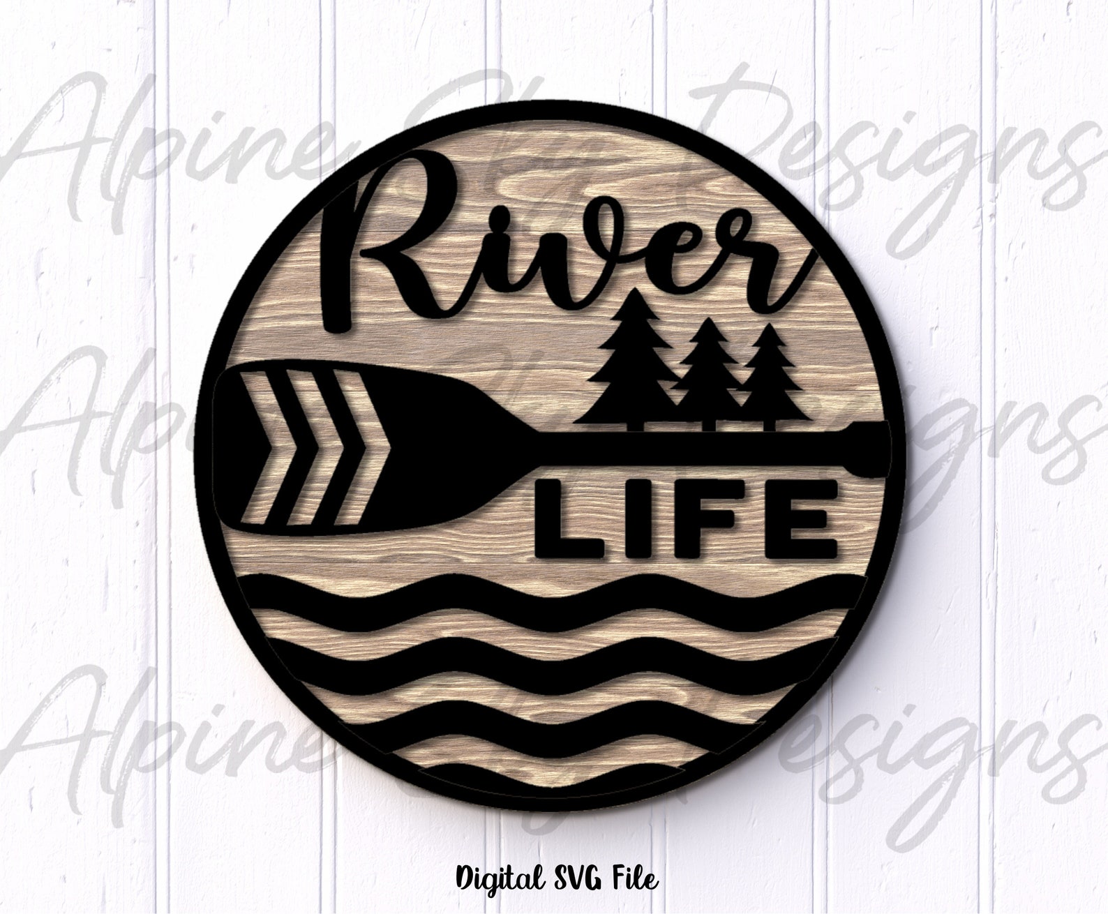 River Life SVG Files for Glowforge River Svg Files Paddle - Etsy