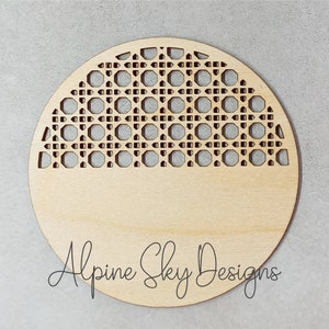 Rattan Sign SVG Bundle | Rattan SVG File | Round Sign SVG | Rattan Cane ...