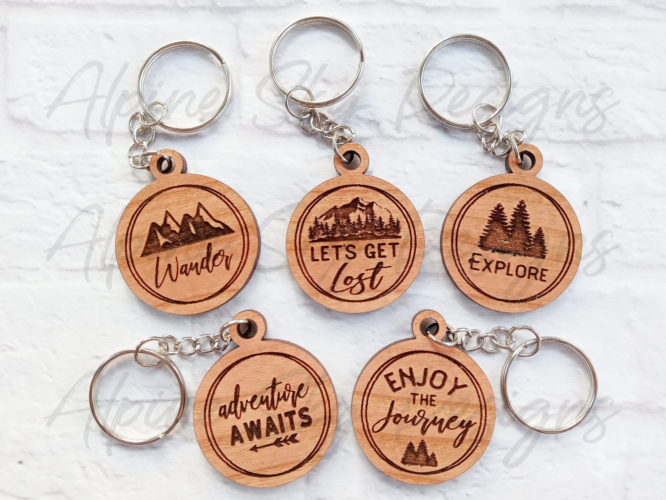 Glowforge Keychain SVG | Glowforge Keychain File | Laser Keychain File ...