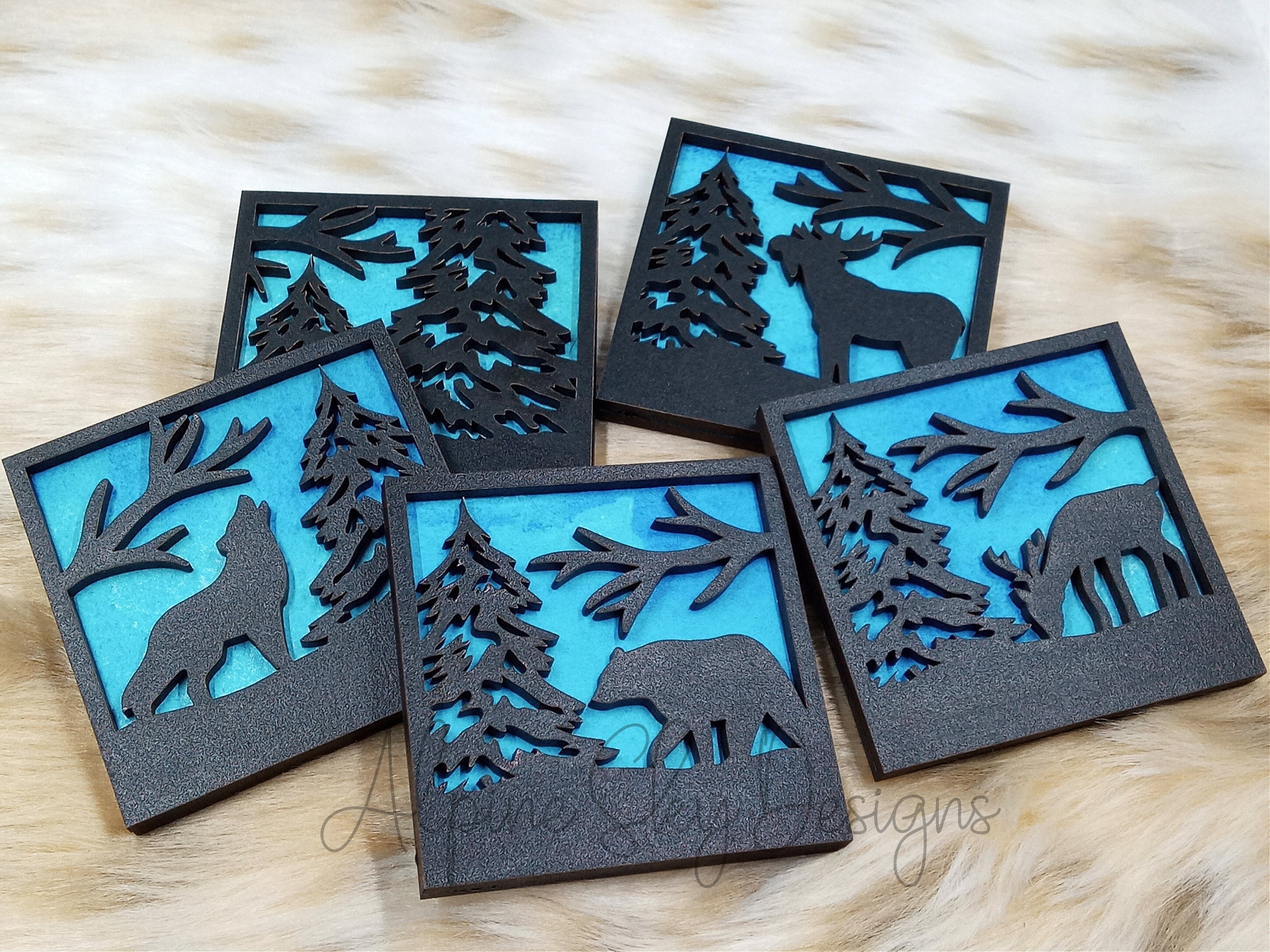 Imán SVG Paquete Glowforge Imán SVG Archivos Imán Corte Láser - Etsy México