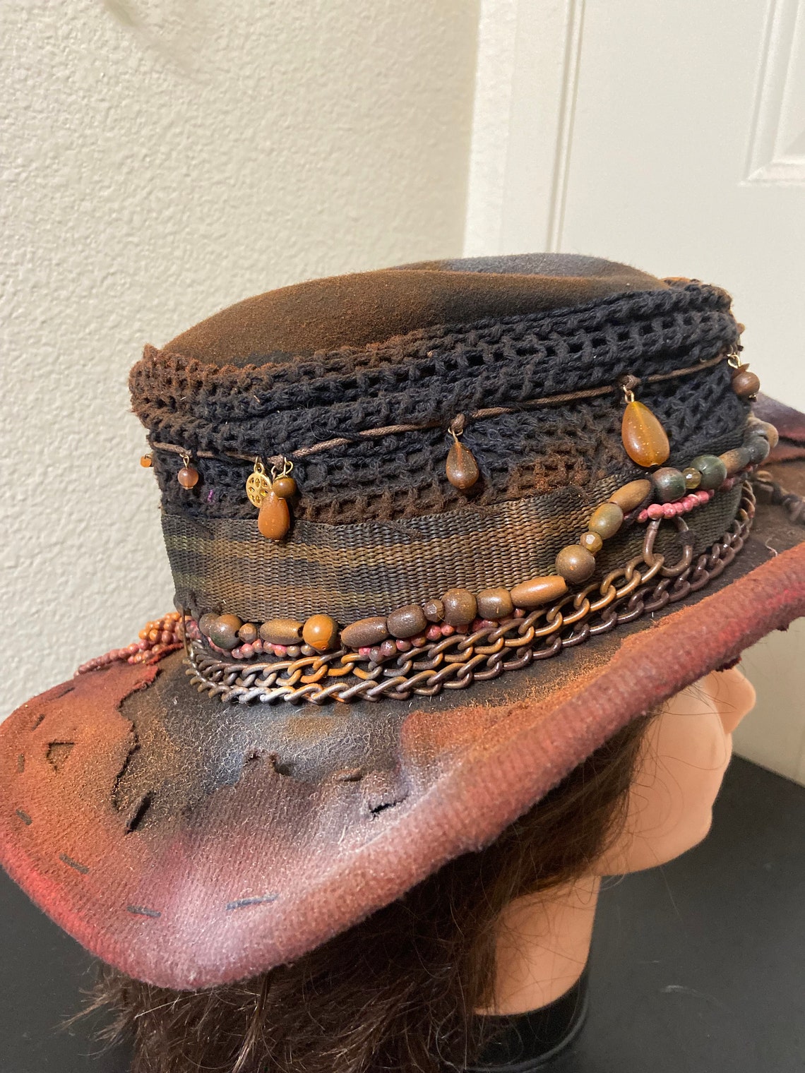 Post-apocalyptic Western Style Hat Wasteland Weekend | Etsy