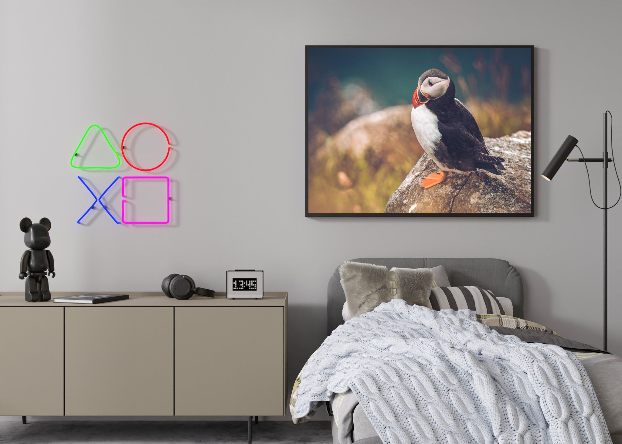 Puffin Photo Print, Puffin Snapshot, Photo Art Print, Puffin Wall Decor ...