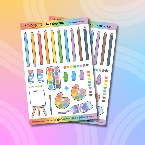 Paint Stickers - Etsy