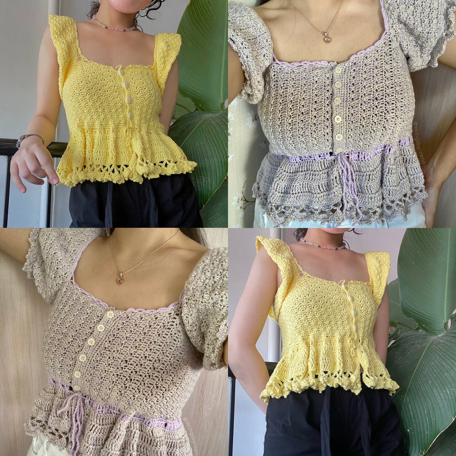 Hiraeth Top/dress Crochet Pattern | Etsy Canada