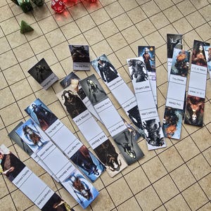 Custom Dnd /RPG Printable 2D Character Miniatures Template | Standard ...