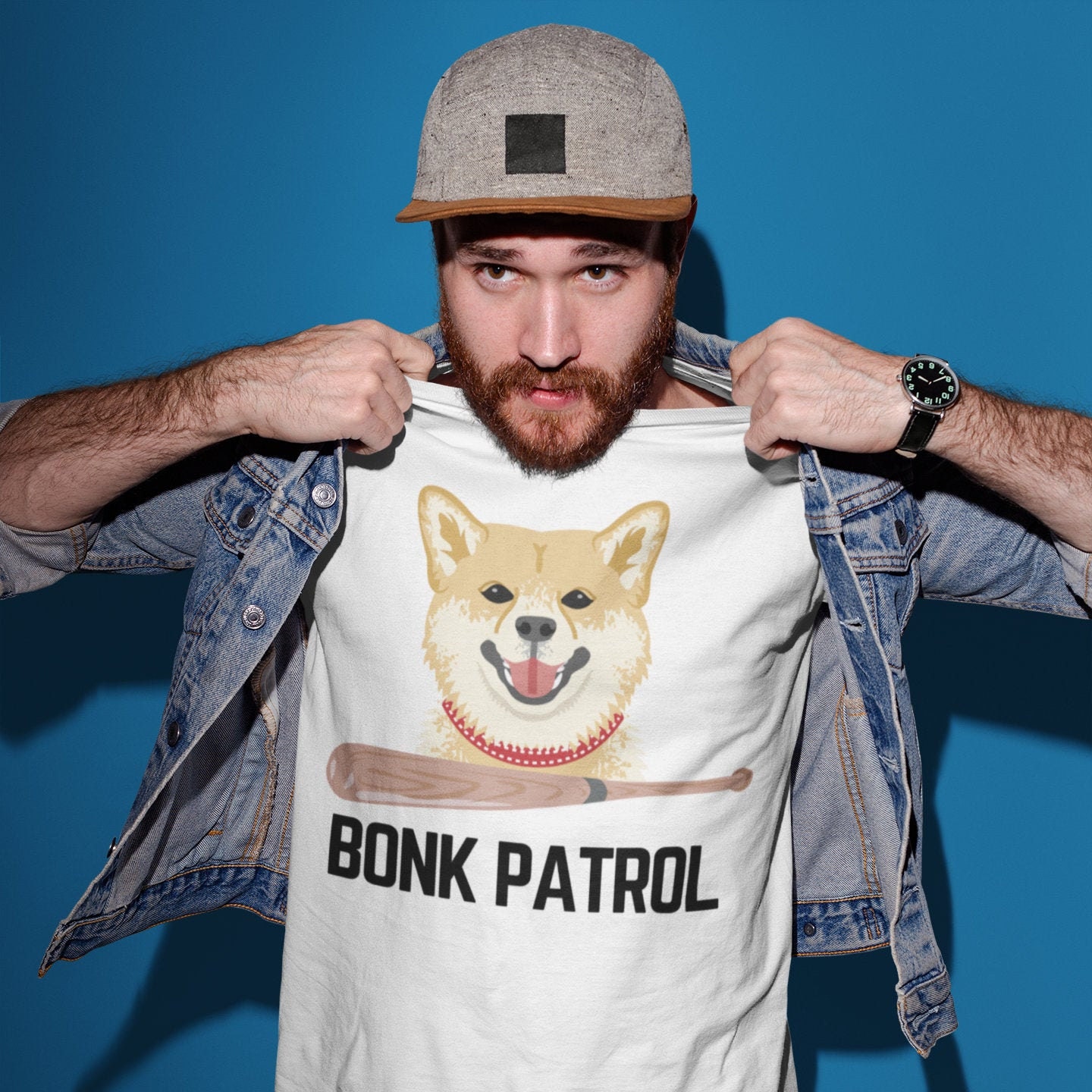 Bonk Patrol Shiba Inu | Premium Unisex T-shirt - Etsy UK