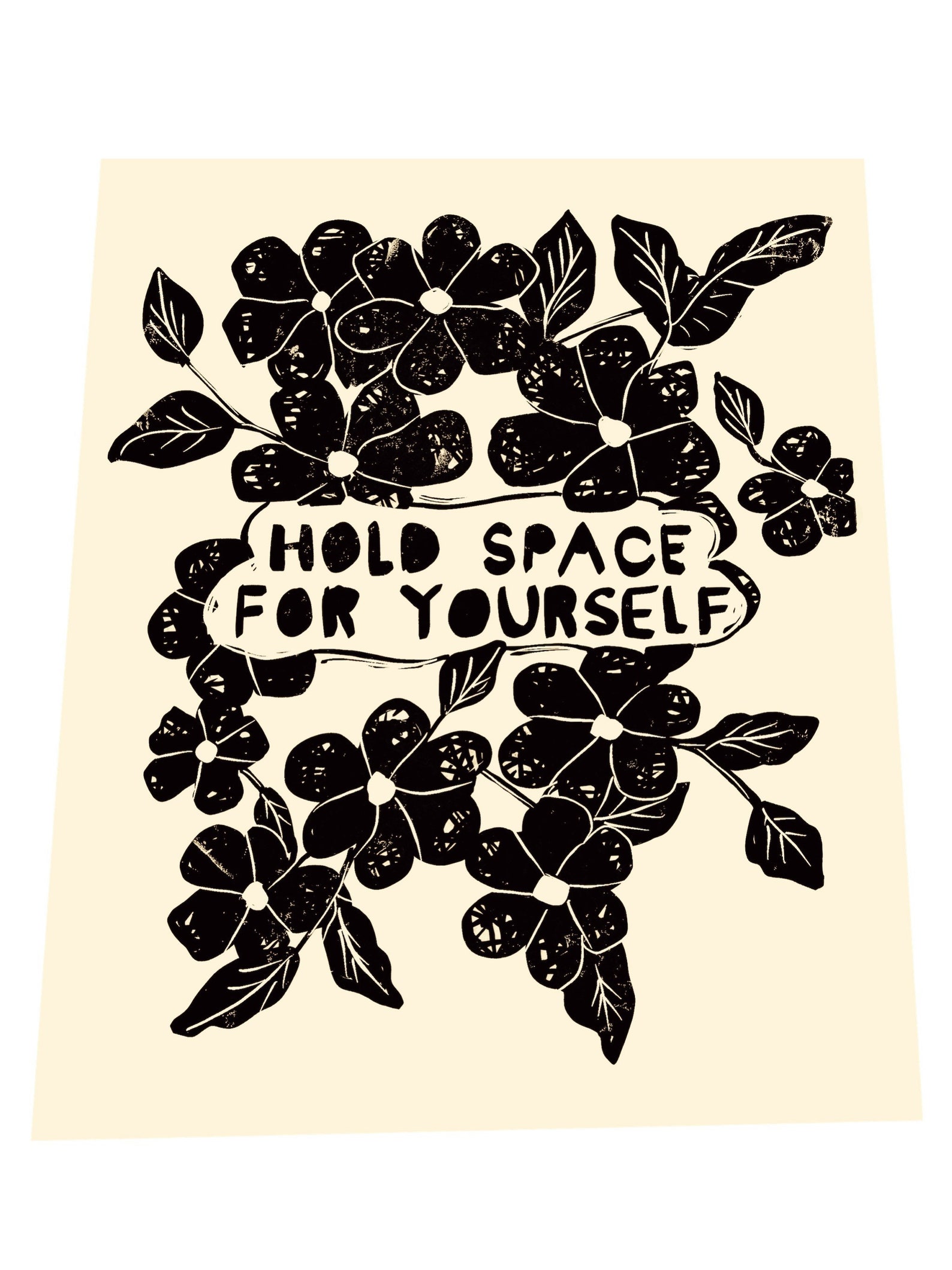 Hold Space Print, Motivation, Inspirational, Self-care Quotes and ...