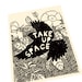Take up Space, Lino Style Illustration, Typography, Nature Print, Soar ...