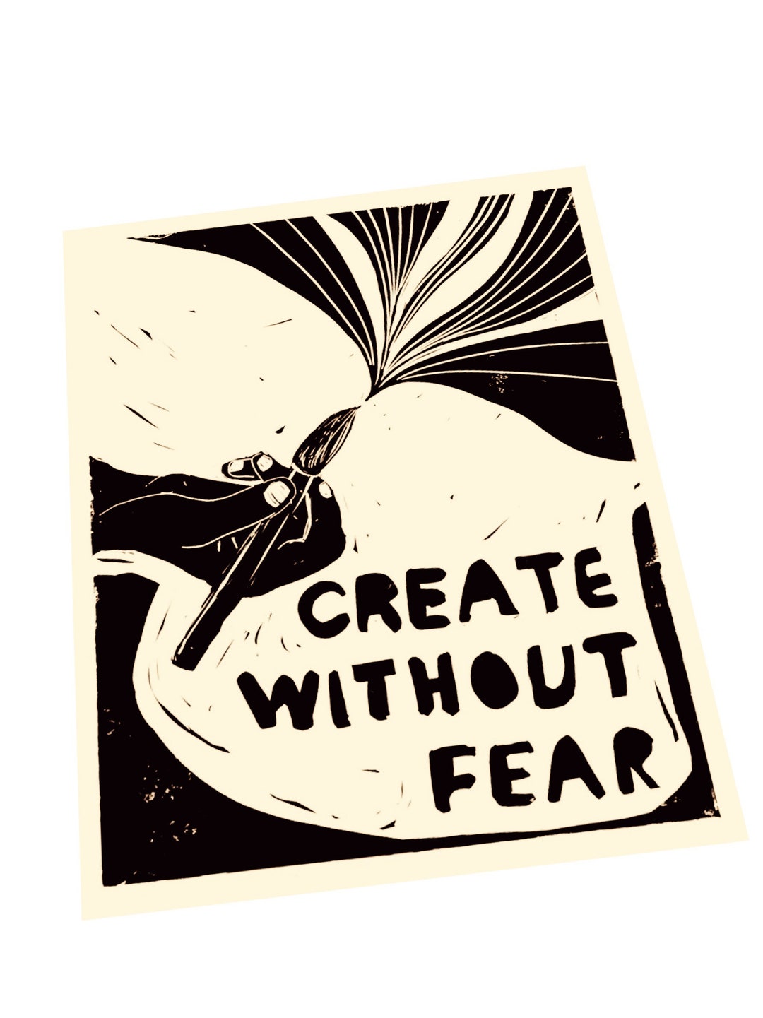 Create Without Fear. Art Poster. Art Quotes and Saying. Creativity ...