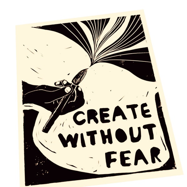 Courage Poster - Etsy