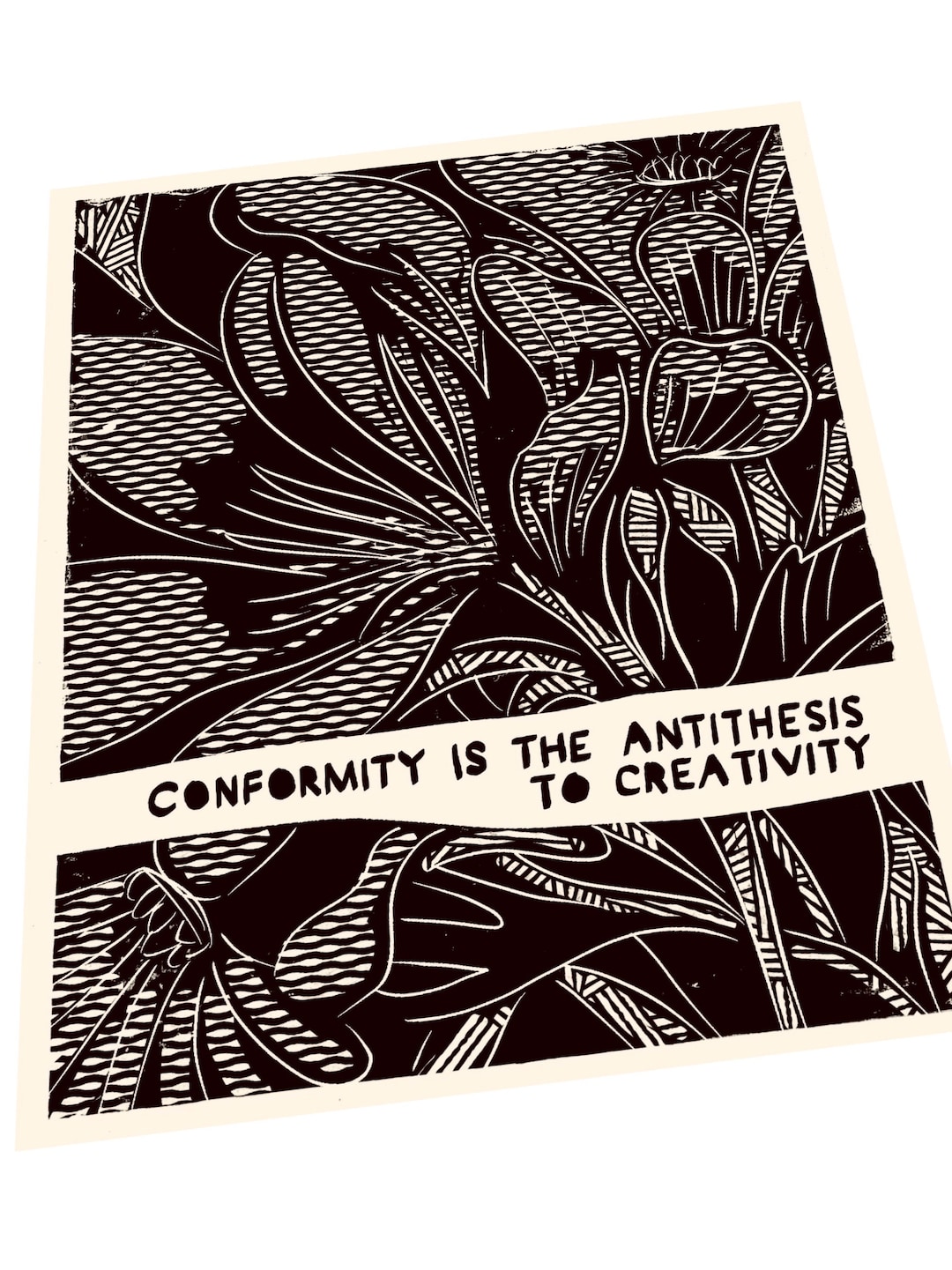 Conformity is the Antithesis to Creativity Art Poster Art Quotes and ...
