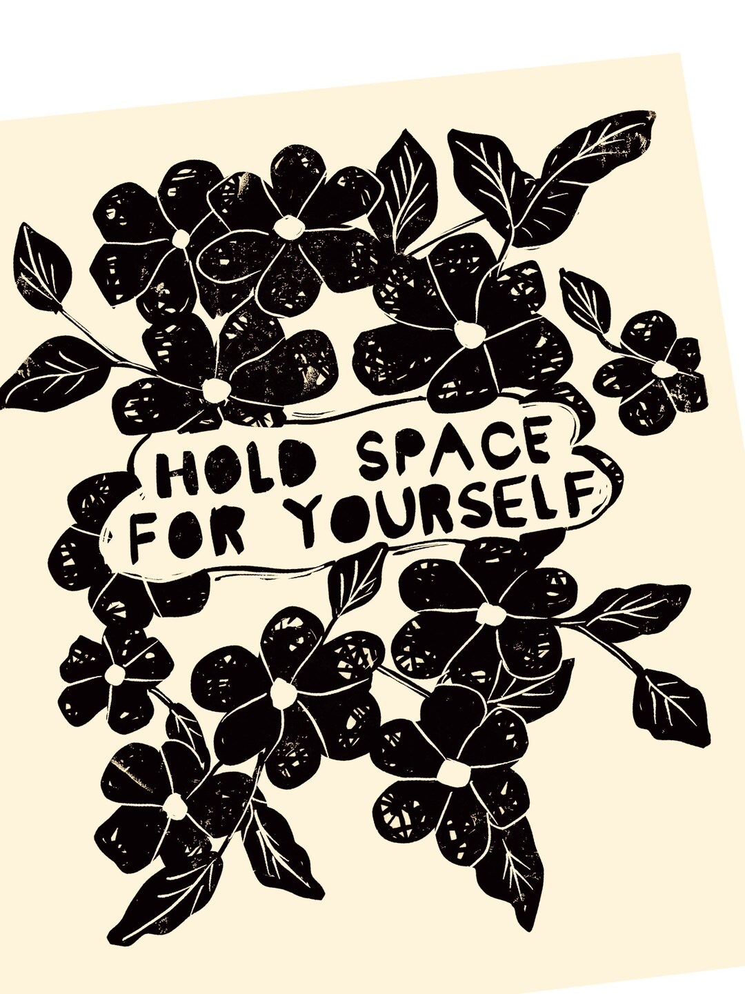 Hold Space Print, Motivation, Inspirational, Self-care Quotes and ...