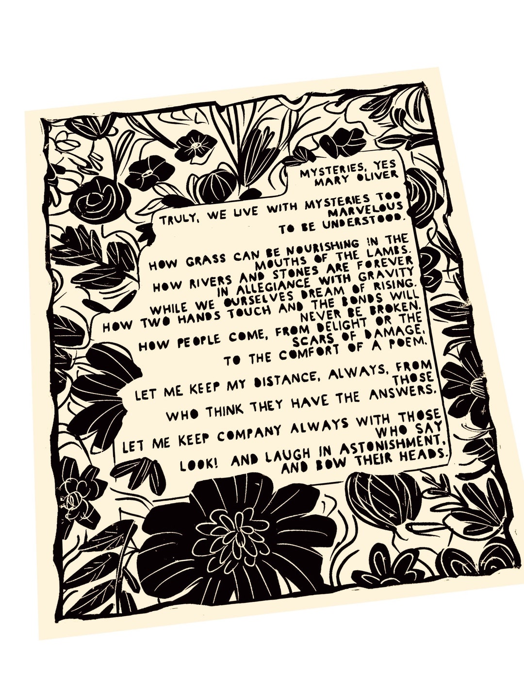 Mysteries, Yes by Mary Oliver. Mary Oliver Poem, Literary Art, Nature ...