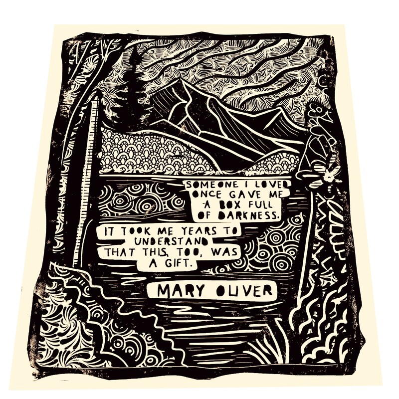 Mary Oliver Wall Art - Etsy