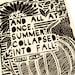 Oscar Wilde Quotes, Fall, Autumn Print, October. Lino Style ...