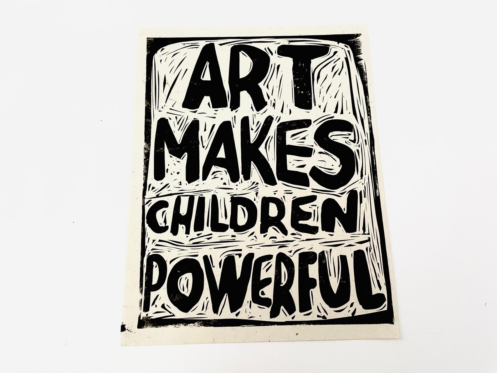 Art Makes Children Powerful, Creativity Takes Courage. Lino Style ...