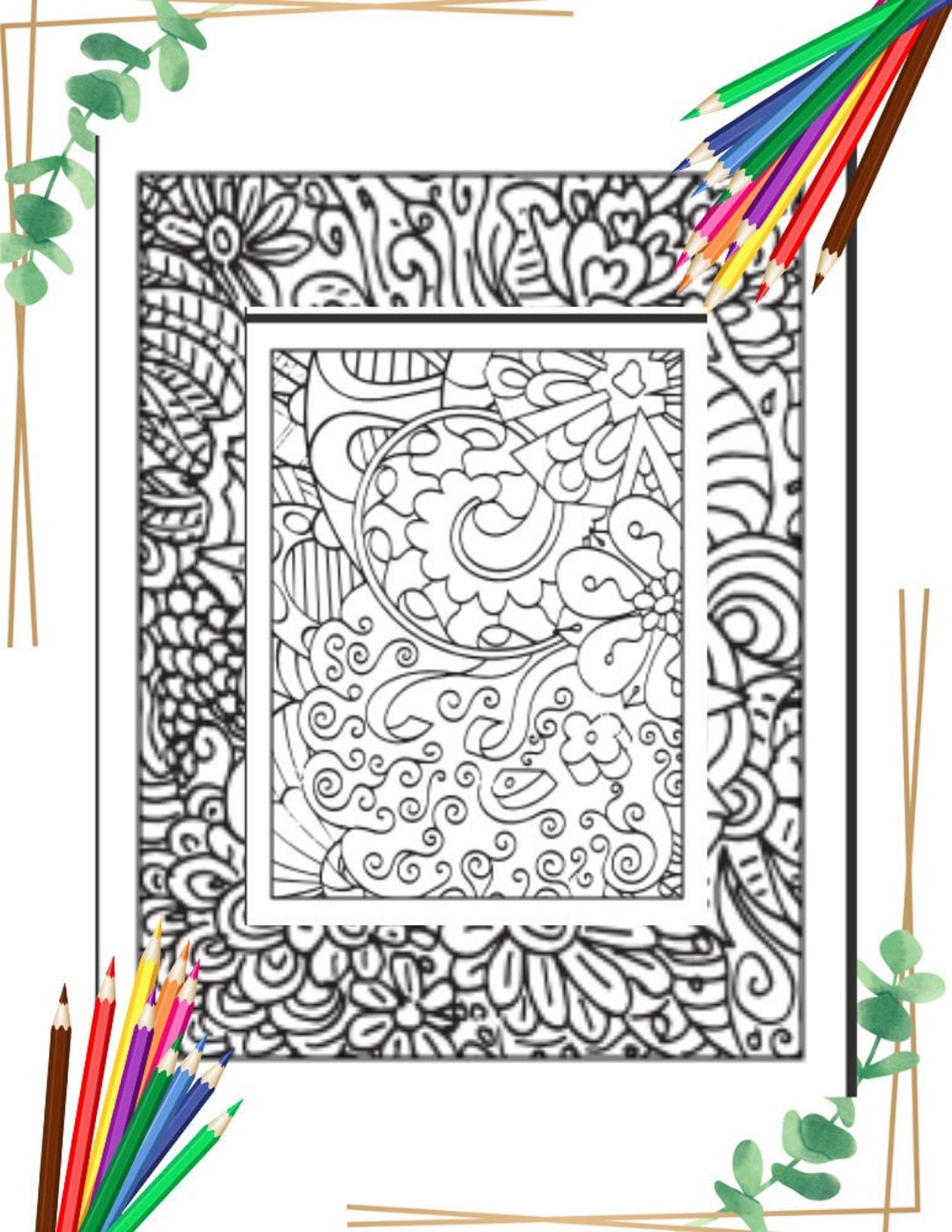Printable Coloring Pages, Coloring Pages, Children Coloring Pages. - Etsy