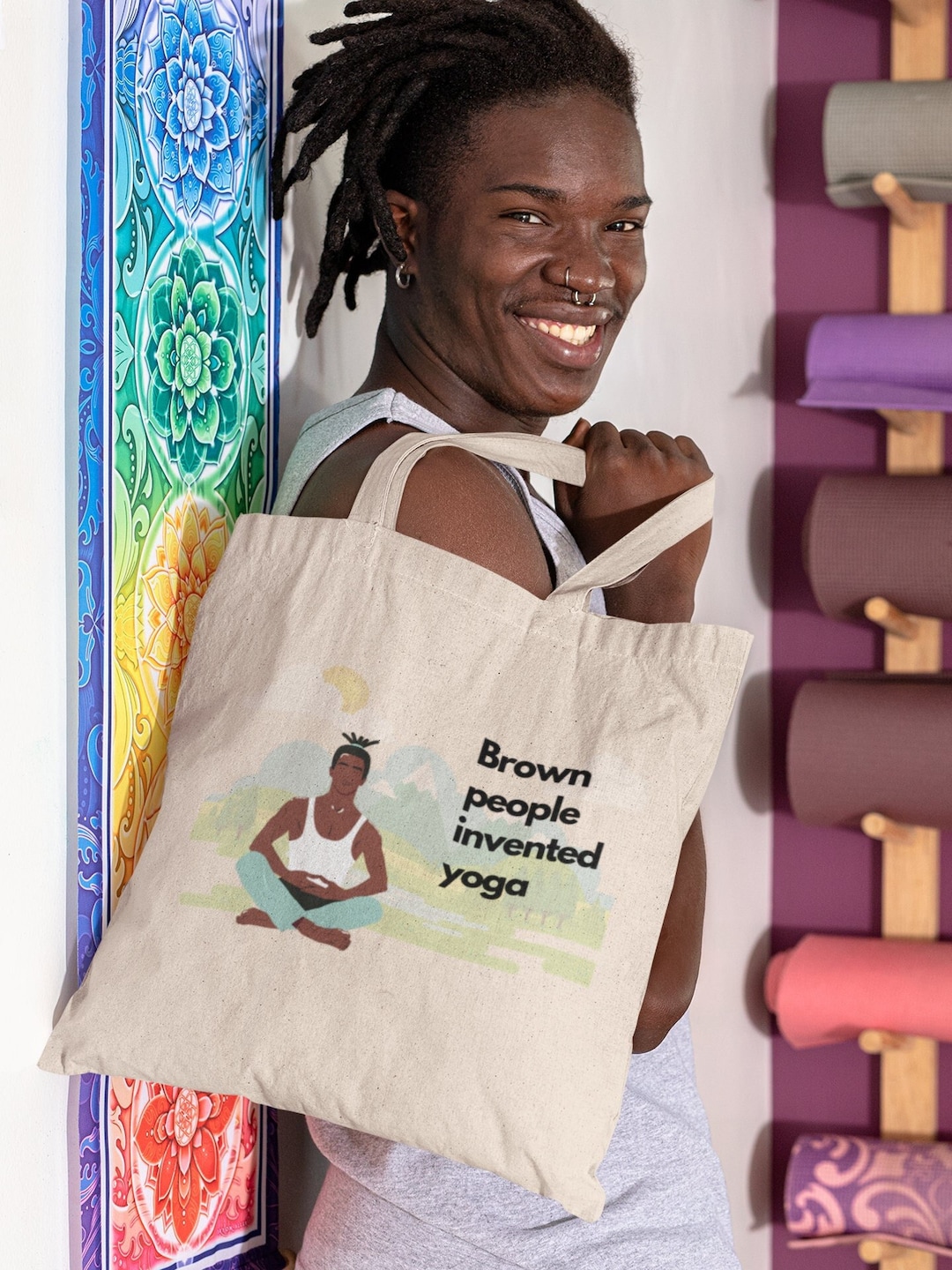 Brown People Invented Yoga - Etsy