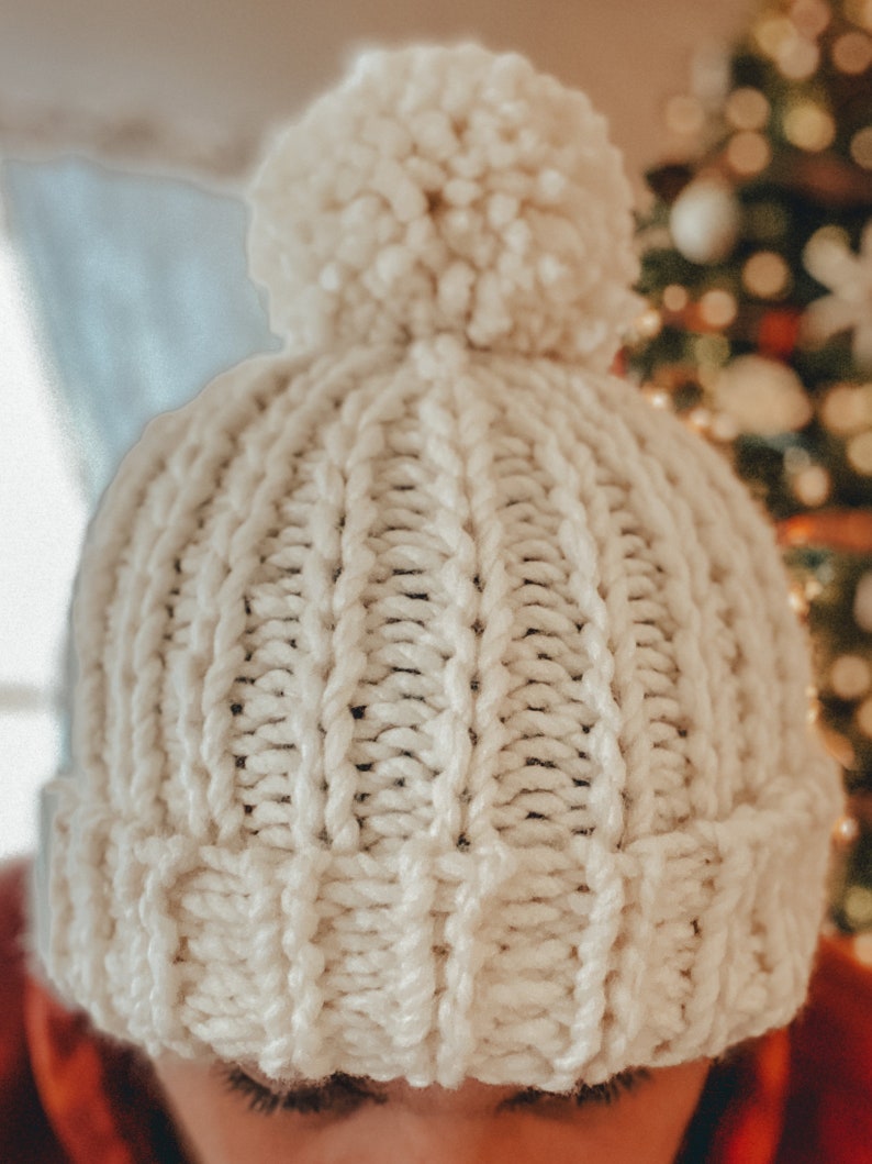 Insta Beanie Knitting Pattern | Fall Hat Patterns | Toque Knitting ...